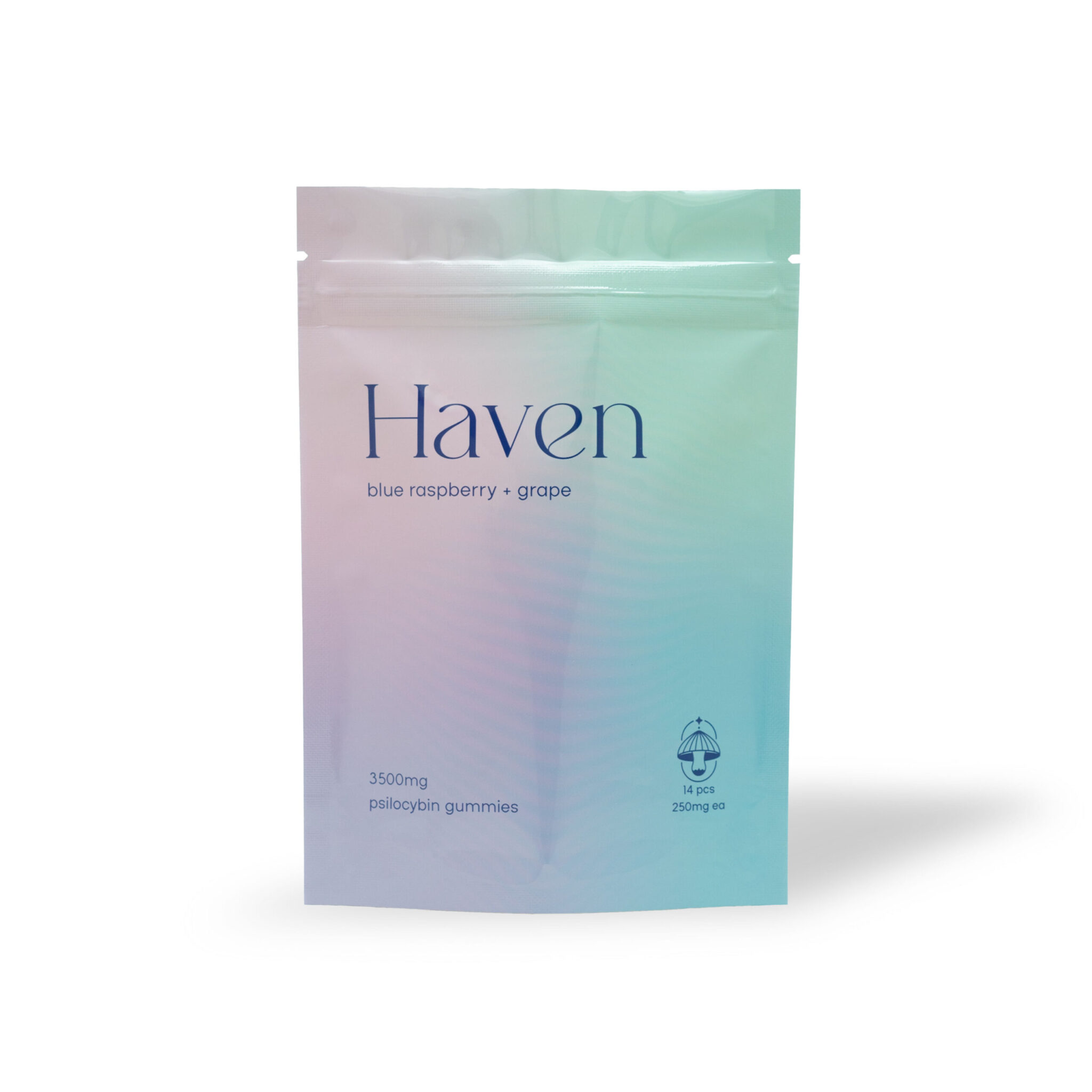 Haven – Psilocybin Gummies – Blue Raspberry & Grape (3500mg) – CannaCured